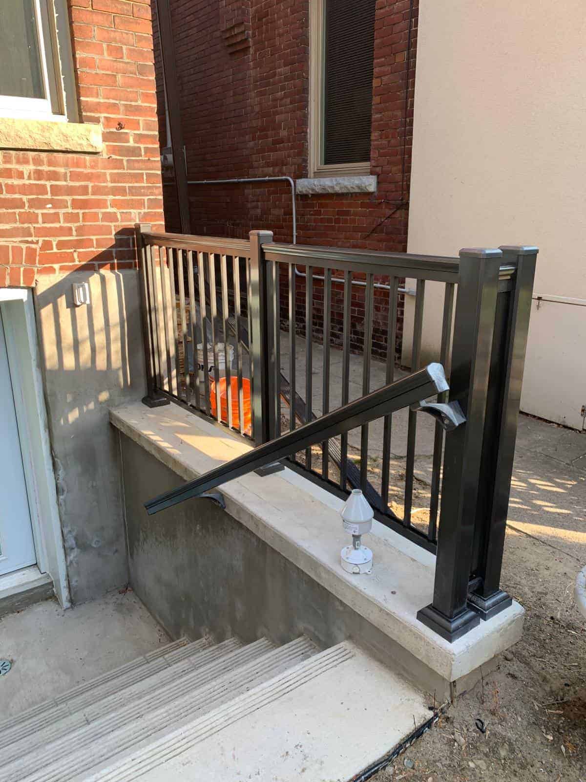 Walkout Basement Railings Toronto - Toronto Railings: Made in Canada!